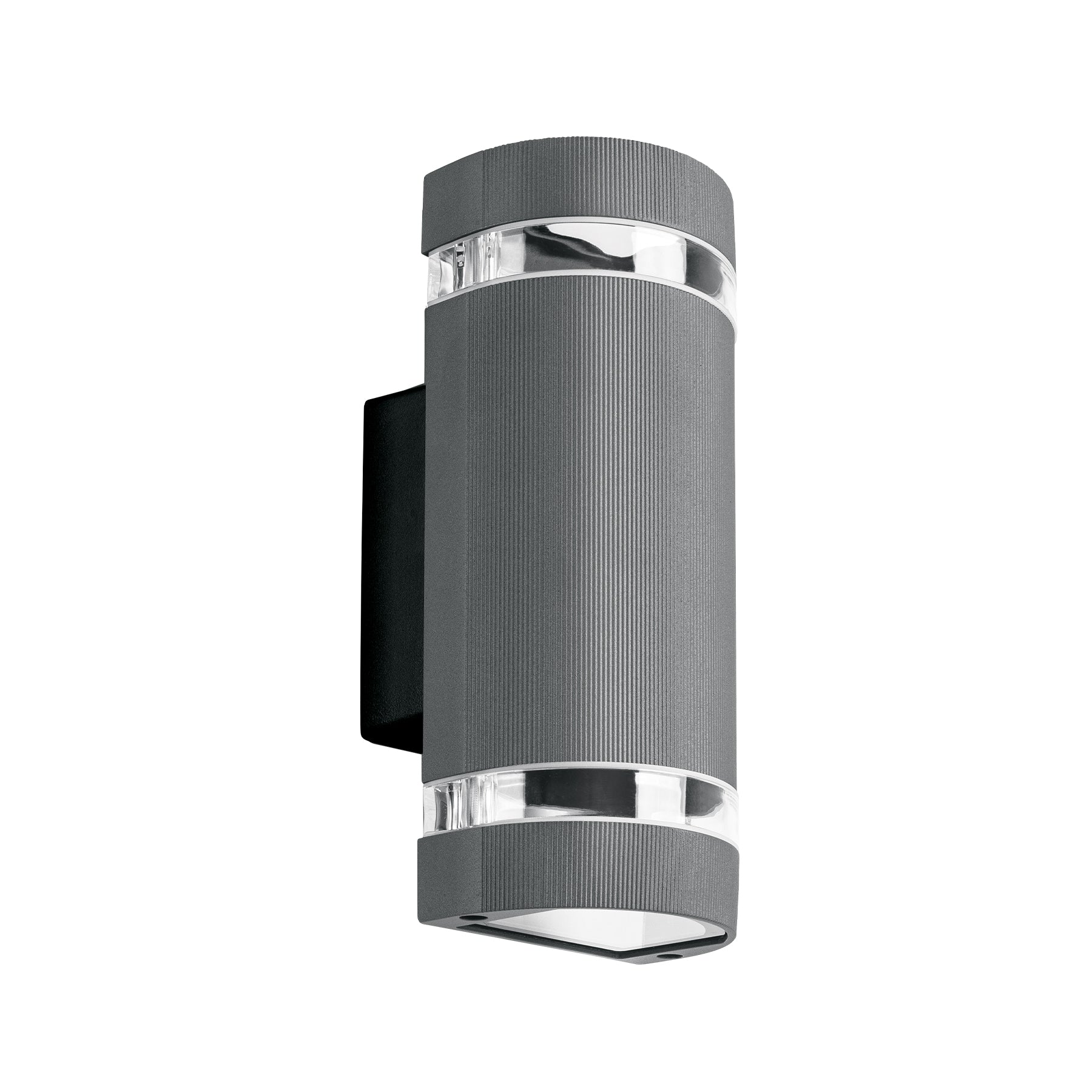 Arbotante exterior con 2 spots, lámparas no incluida, gris, 45409 ARB-211S