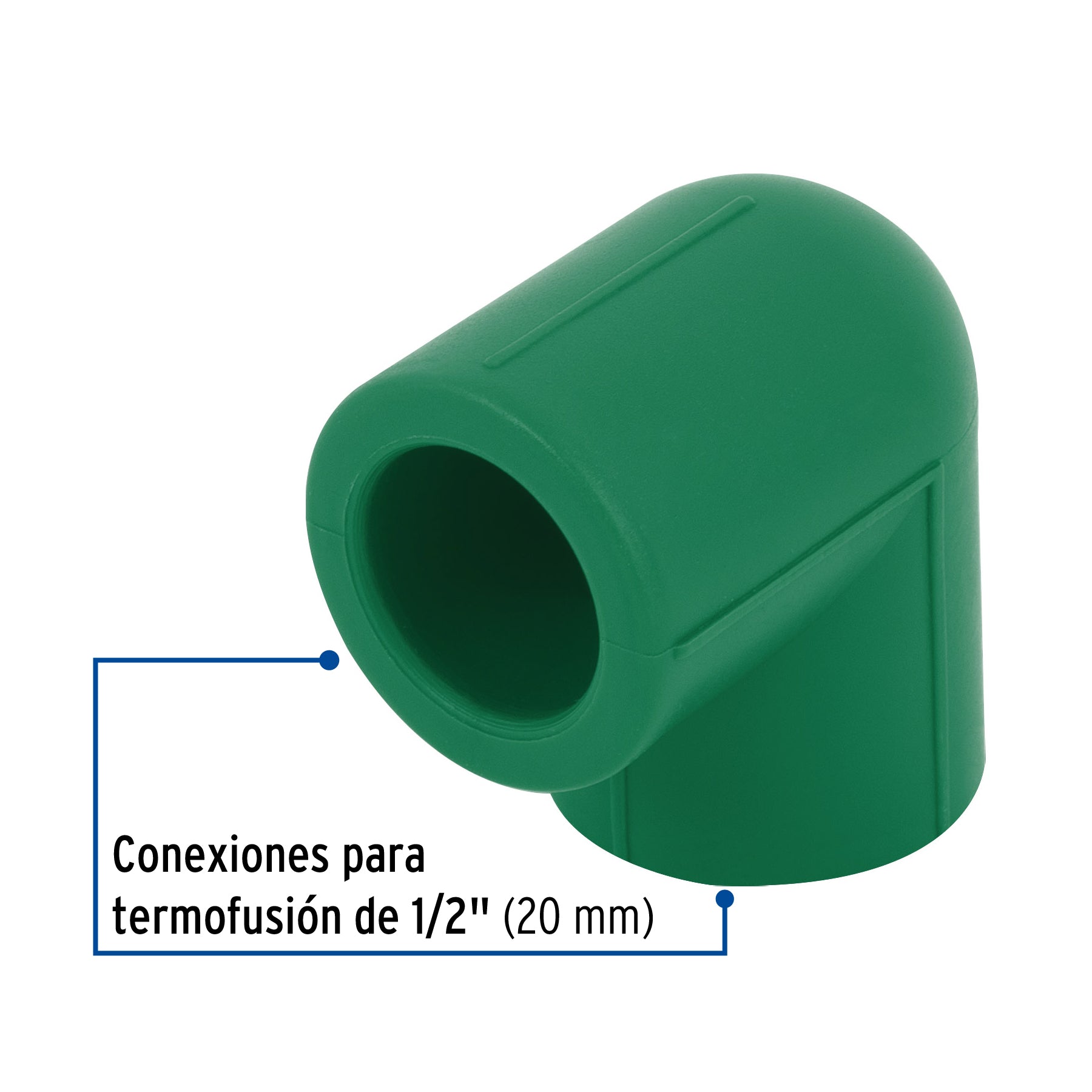 Codo 90° PPR, 1/2', Foset Caja con 40, 49849 CV-561